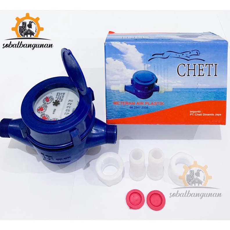 Jual SXWB8512 Meteran Air PVC 1/2” / Meteran Air PDAM PAM / PVC Water ...