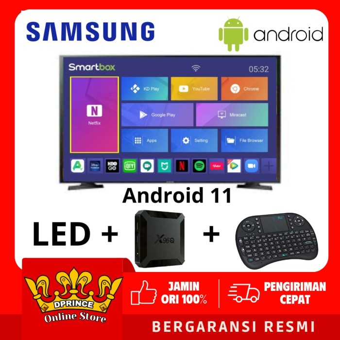 Jual Samsung Led Digital Tv Smart Android Box Ram 2Gb [32 Inch] 32T4003 ...
