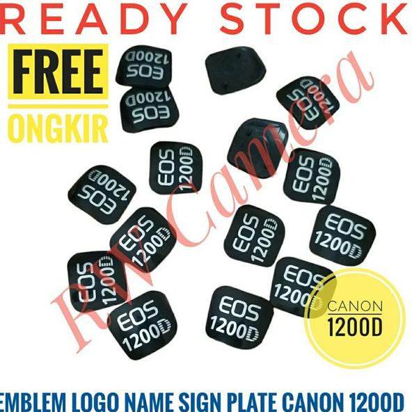 Jual Logo Emblem Sign Name Plate Canon 1200D Tulisan Simbol Tipe Body ...