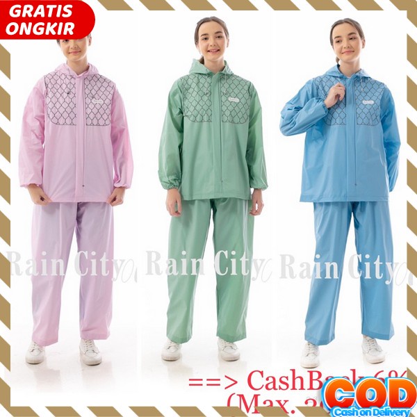 Jual Anti Rembess Mantrol Dewasa Pria Wanita Jas Hujan Setelan Anti Rembes Mantel Raincoat ...