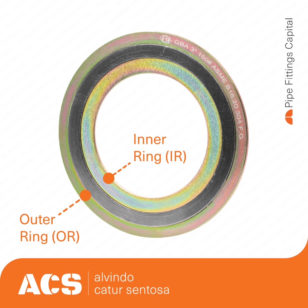 Jual SWG OIR OR SS 316 IR SS 316 FILLER GRAPHITE HOOP SS 316 RF 300 ...
