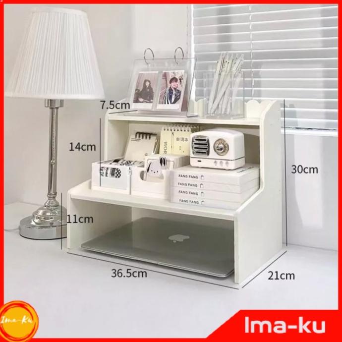 Jual ,,,,,,,] Rak Buku Minimalis Meja Belajar Kerja Korean Table Rack ...