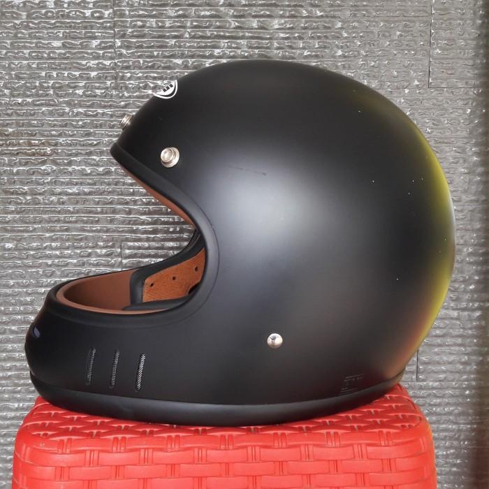 Jual Kaca Visor Dan Helm Zeus Zs-816C 816 816E Cafe Racer Black Doff ...