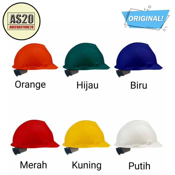 Jual Bestseller Helm Proyek Krisbow Brim Helm Keselamatan Kerja ...
