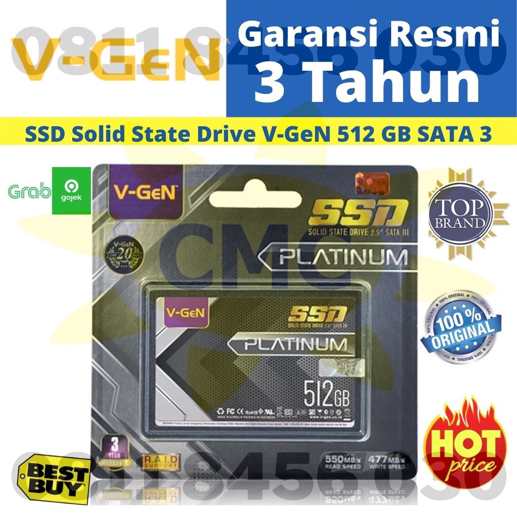 Jual Ssd V-Gen 512Gb Sata 3 Vgen 512 Gb Sata Iii V Gen | Shopee Indonesia