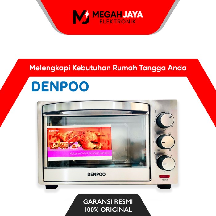 Jual DENPOO OVEN TOASTER DEO 18 NEW / DEO-18 NEW [19 LITER] (GARANSI ...