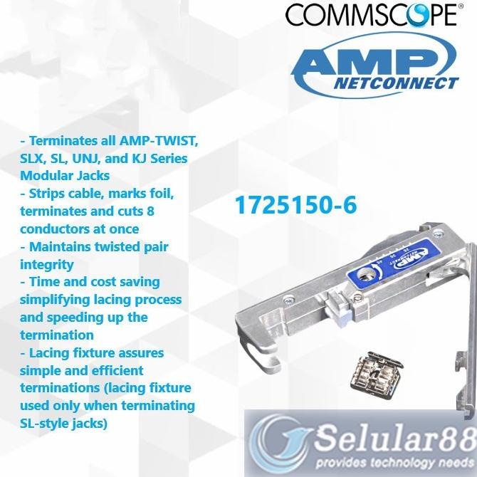 Jual Amp Commscope 1725150-6 1725150-1 Modular Jack Termination Sl Tool ...