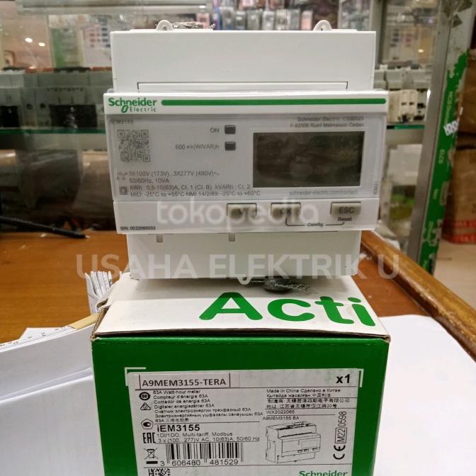 Jual Kwh A9Mem3155 Iem 3155 Schneider Original | Shopee Indonesia
