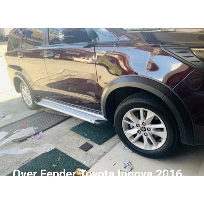Jual Over Fender Slim Toyota Innova Reborn 2016 - 2020 Black Glossy ...