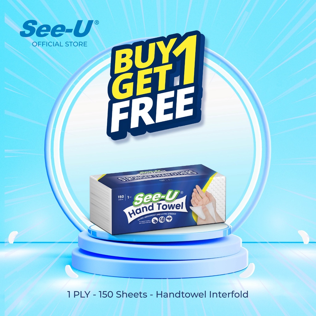 Jual See-u® Handtowel Interfold 150sh | Shopee Indonesia
