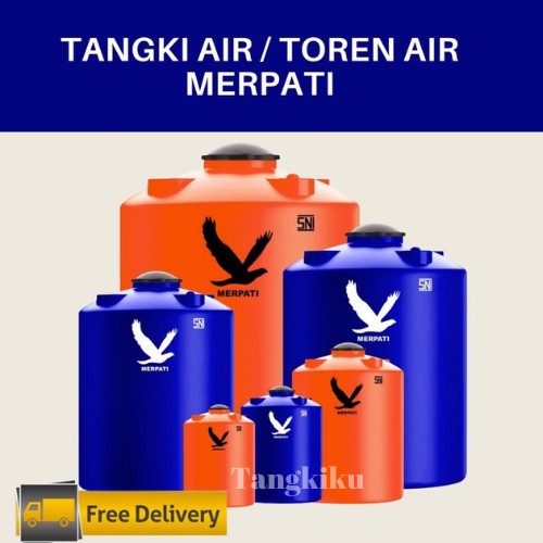 Jual Tangki Air, Toren Air,Tandon Air 300 Liter Merpati 007 | Shopee ...