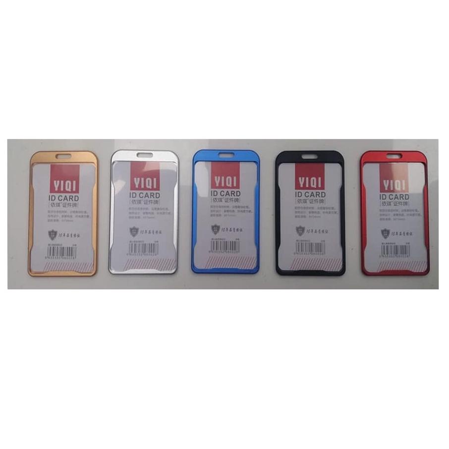 Jual Promo Tempat Id Card Holder Alloy Aluminium Frame Casing Kartu Ktp ...
