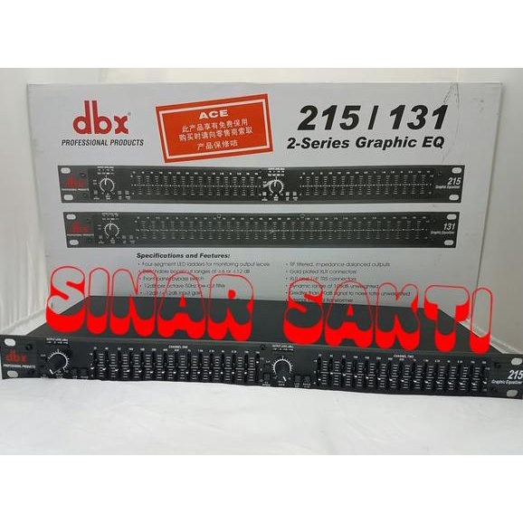 Jual Murah Equalizer DBX 215 ( 15 Channel ) | Shopee Indonesia