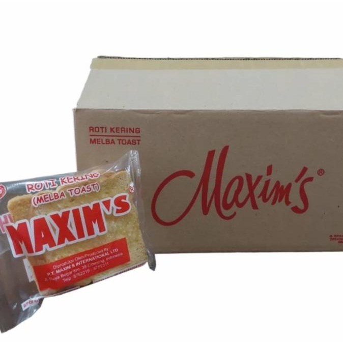 Jual ROTI KERING MAXIM MELBA TOAST ROTI TAWAR BAGELEN MAXIMS JADUL ...