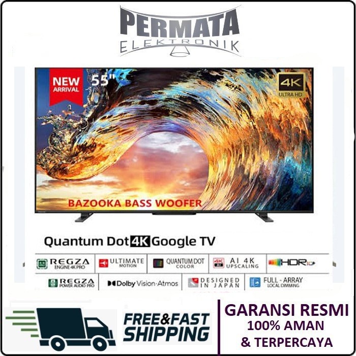 Jual Toshiba 65M550Lp 4K Uhd Qled Smart Google Tv 65 Inch | Shopee Indonesia