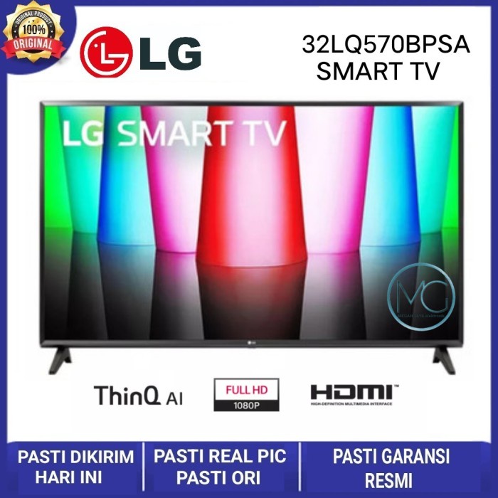 Jual Lg 32Lq570 Smart Tv Led 32 Inch Hd Hdr 10 Digital Wifi 32Lq570Bpsa ...