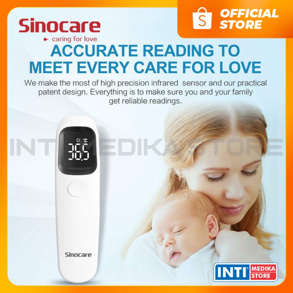 Jual Sinocare - Termometer Infrared Aet-R1D1 Thermometer Dahi Digital | Shopee Indonesia