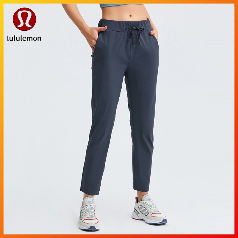Jual Lululemon New Yoga Pants Drawstring Side Pockets Relaxed Pants ...