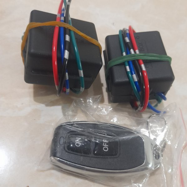 Jual ORDER SEKARANG! remote starter dan kunci kontak motor mobil 12 volt wire less | Shopee ...