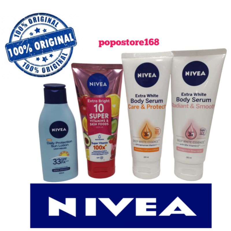 Jual NIVEA SUPER VITAMINS & SKIN FOODS SERUM/ EXTRA BRIGHT 10 ...