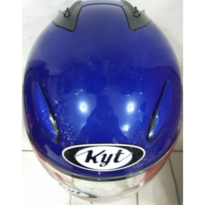 Jual HELM KYT DJ MARU WARNA BIRU (DEEP BLUE) | Shopee Indonesia