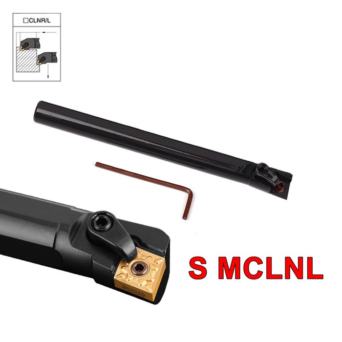 Jual Holder S32 MCLNL 12 Insert CNMG 12 Pahat Bubut Boring Dalam Kiri | Shopee Indonesia