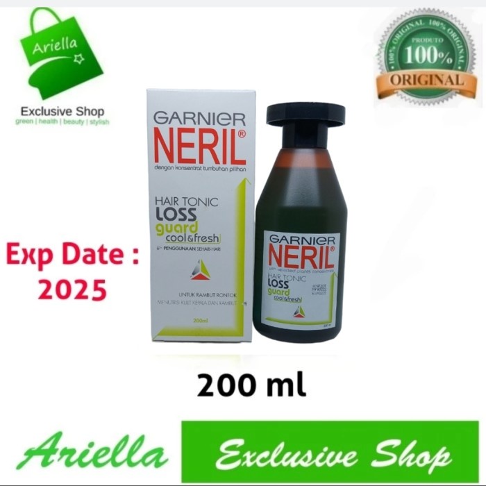 Jual Neril Hair Tonic Anti Loss Guard Cool And Fresh 200 Ml | Shopee ...