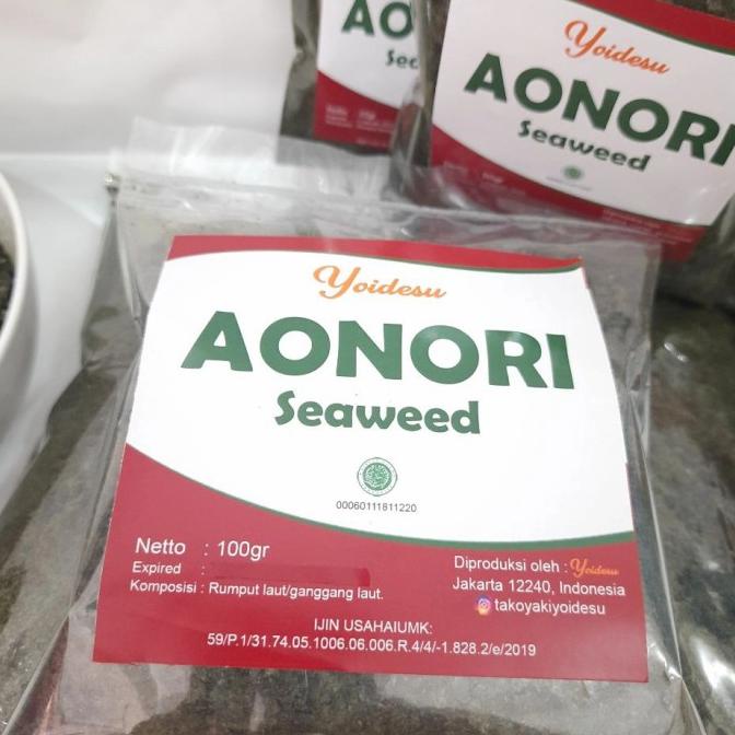 Jual Rumput Laut Bubuk 100 Gram Aonori Seaweed Original | Shopee Indonesia