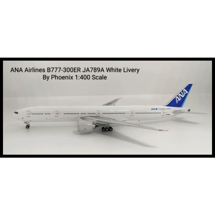 Jual Ana Airlines B777-300Er Ja789A White Livery By Phoenix 1:400 Scale | Shopee Indonesia
