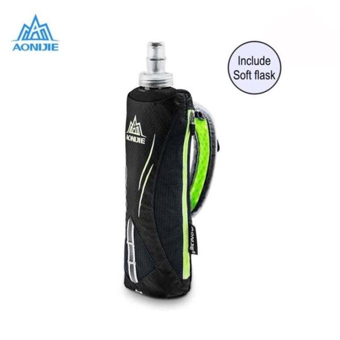 Jual Aonijie Hand Bag E908 + Soft flask 500 ml lari gym outdoor - Black | Shopee Indonesia