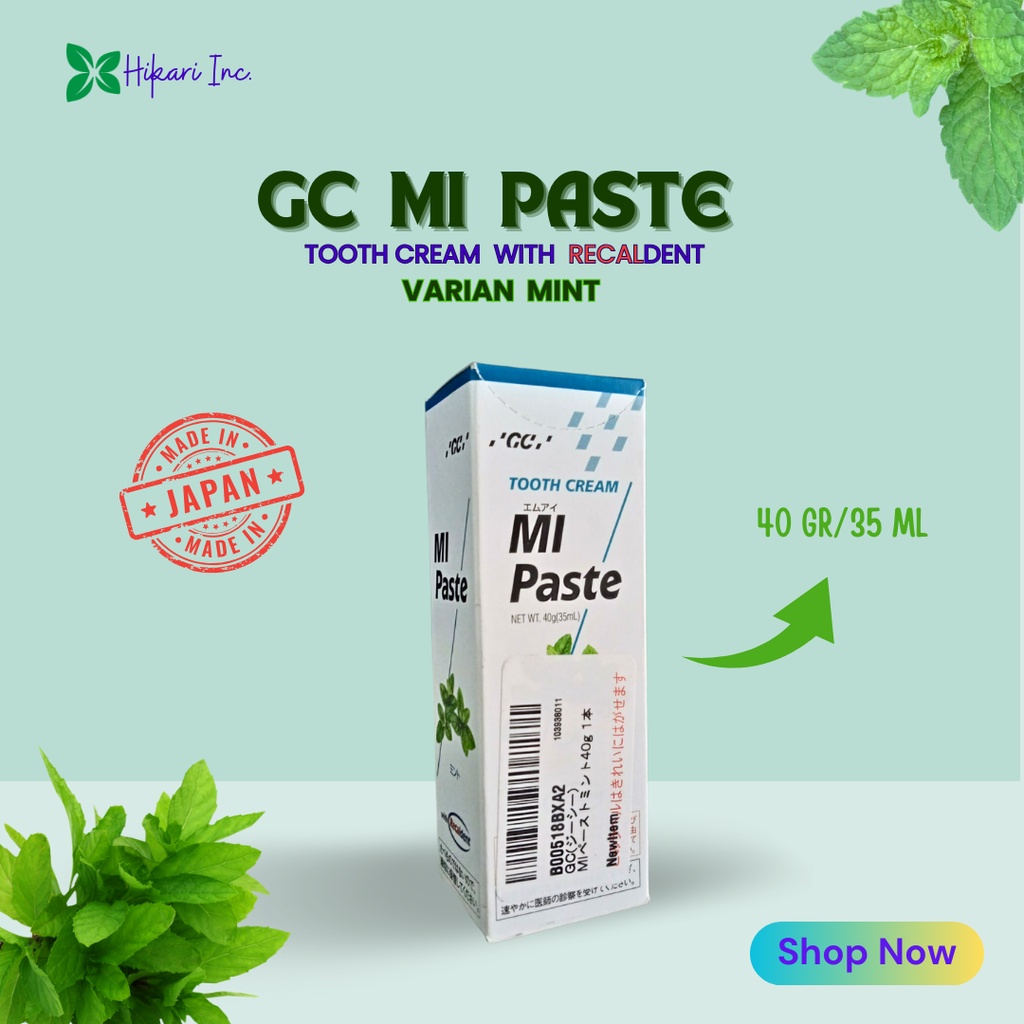 Jual Tooth Cream Tooth Mousse GC MI Paste Mint Pasta Pelindung Gigi ...