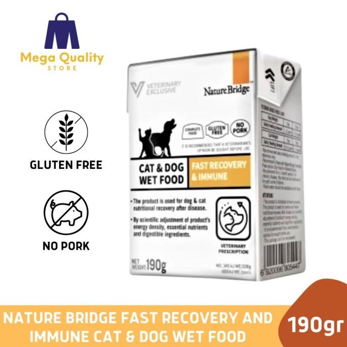 Jual Nature Bridge Fast Recovery Wet Food Cat Dog 190Gr Terbaik ...
