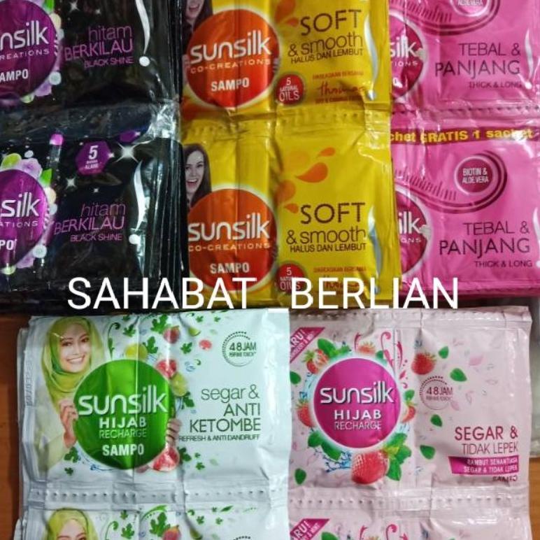 Jual SHAMPO SUNSILK SACHET 1 RENCENG ISI 12 SACHET | Shopee Indonesia