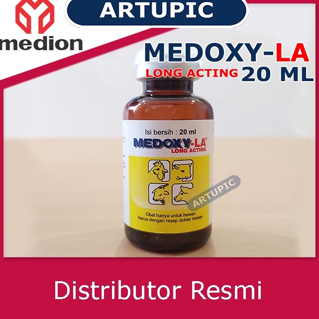 Jual STOK TERBARU Medoxy-LA 20 ml Obat OTC crd korisa snot kolera ayam ...
