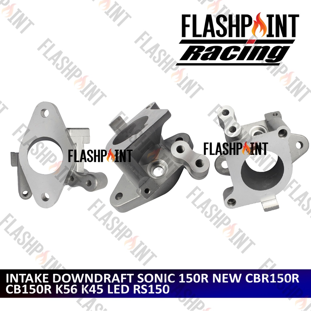 Jual (BISA COD) INTAKE MANIFOLD DOWNDRAFT THROTTLE BODY TB REAMER SONIC GTR CBR 150 LED CB 150 R ...