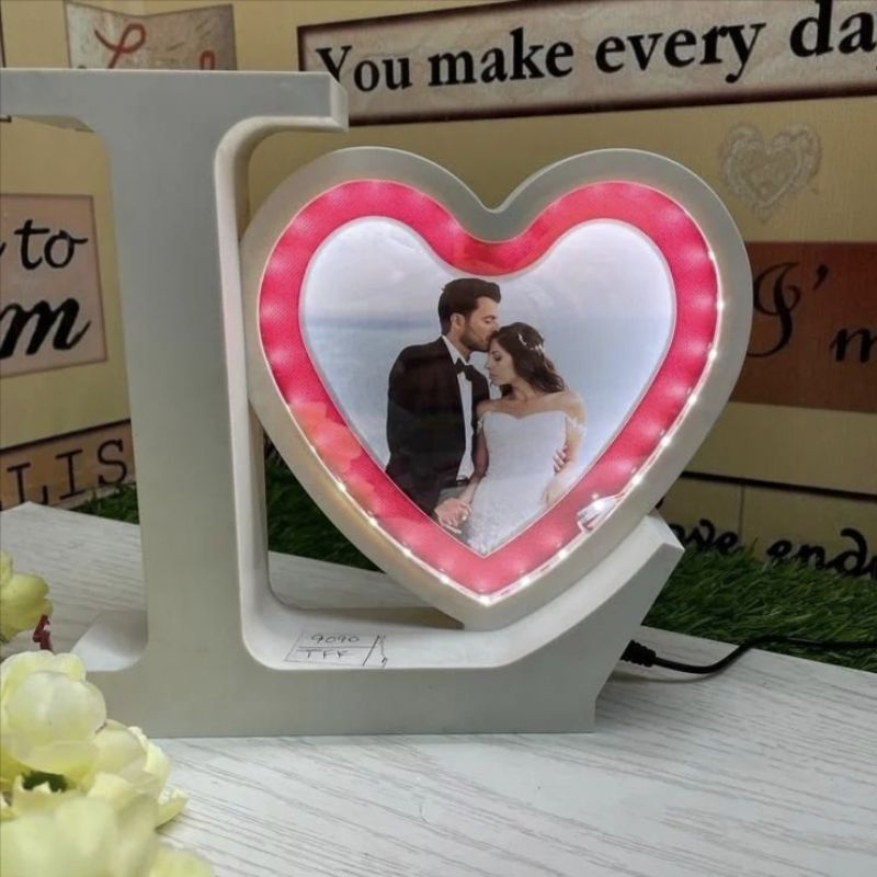 Jual SEHARI JADI Cermin mirror kaca magic ajaib frame foto lampu LED ...