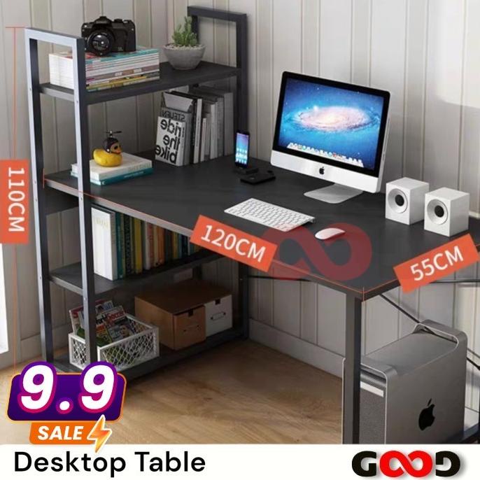 Jual Meja Komputer/Meja Kerja Rak Buku/Meja Kantor/Meja Minimalis ...