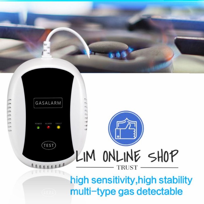 Jual SENSOR ALARM GAS LEAK DETECTOR LPG 433MHZ PENDETEKSI DETEKSI ...