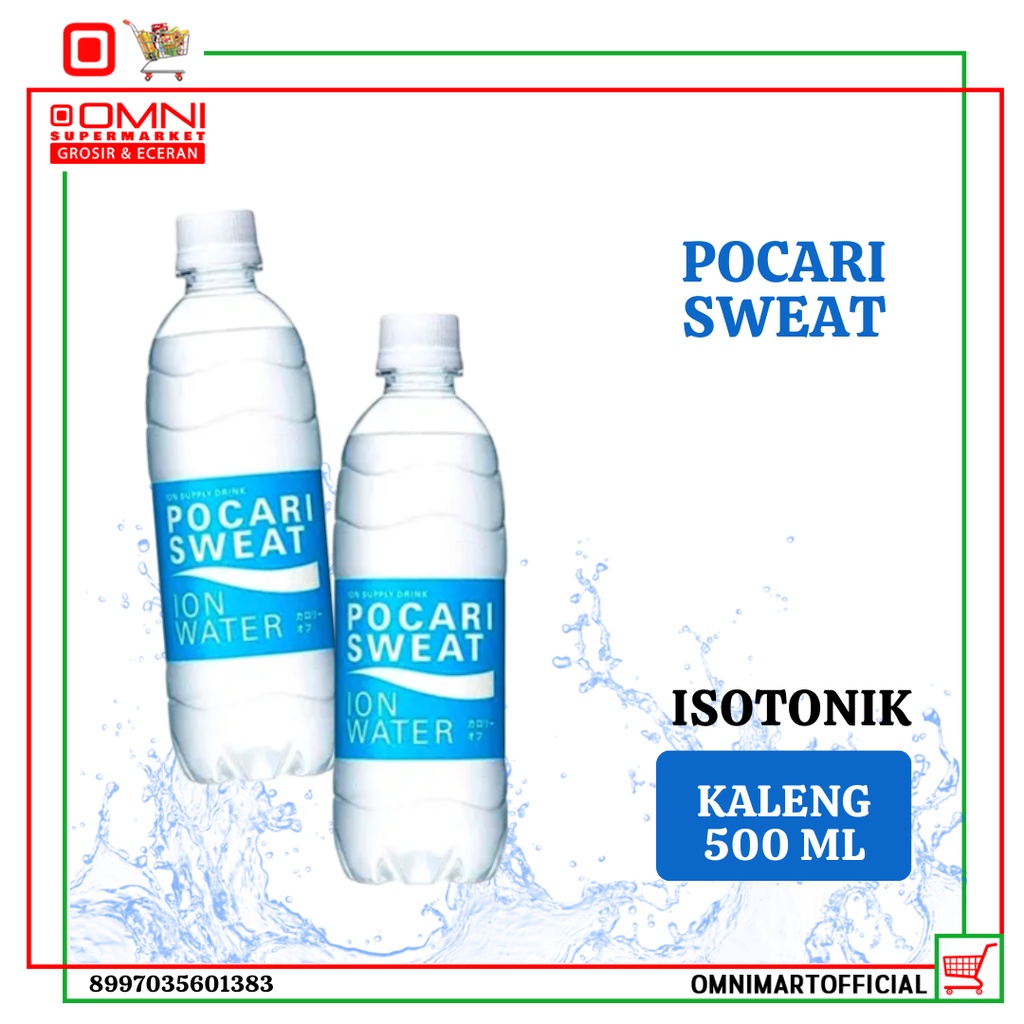 Jual Pocari Sweat Isotonik Penambah Ion Water 500 Ml | Shopee Indonesia
