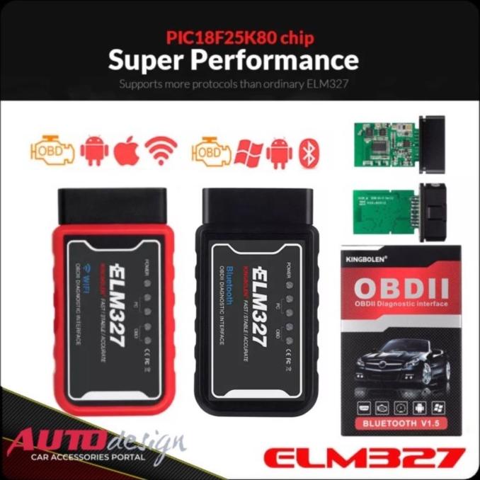 Jual Original Chip V1.5 / Car Diagnostic OBD II/OBD2 ELM327 Bluetooth ...