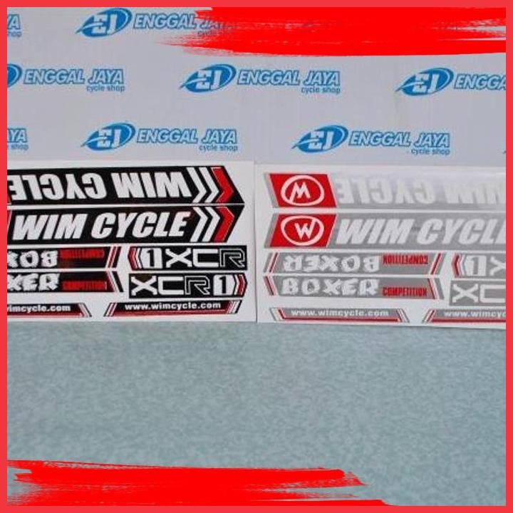 Jual (EJC) DECAL STIKER STANDAR PABRIK SEPEDA WIMCYCLE BOXER TEBAL MTB ...