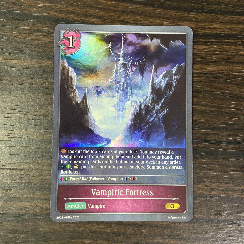 Jual shadowverse vampiric fortress BP02 G original | Shopee Indonesia