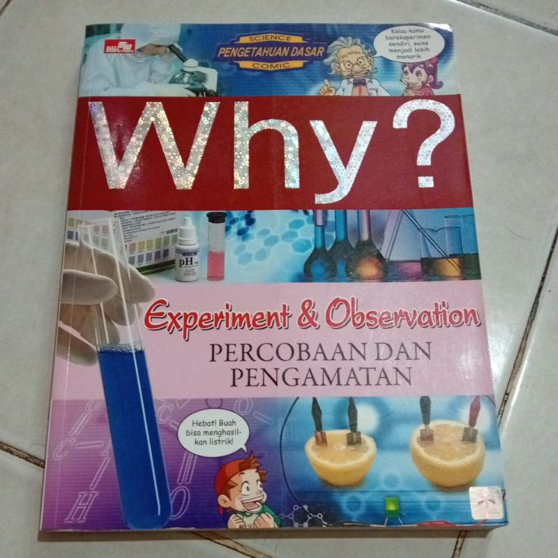 Jual Buku Why?Experiment & Observation,Percobaan dan Pengamatan ...