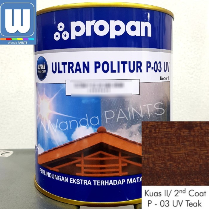 Jual Promo Ultran Politur P03 Uv Teak (1 Liter) | Shopee Indonesia