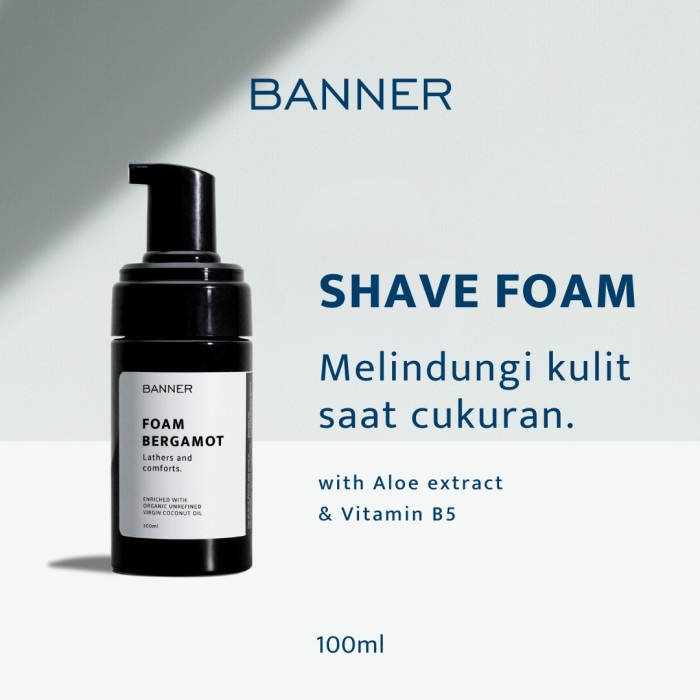 Jual Banner Comforting Shave Foam (Krim Cukur) | Shopee Indonesia