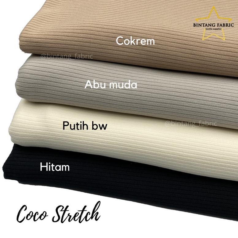 Jual Bahan Kain Knit Coco Stretch Per 0,5 Kg Baru | Shopee Indonesia
