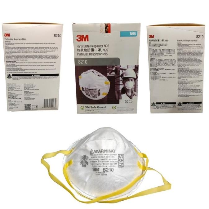 Jual Masker 8210 N95 Singapore 1 Box Isi 20 pcs | Shopee Indonesia