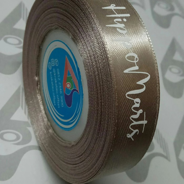 Jual Sablon Pita Satin (Label Kado - Label Hijab - Label Baju) | Shopee ...