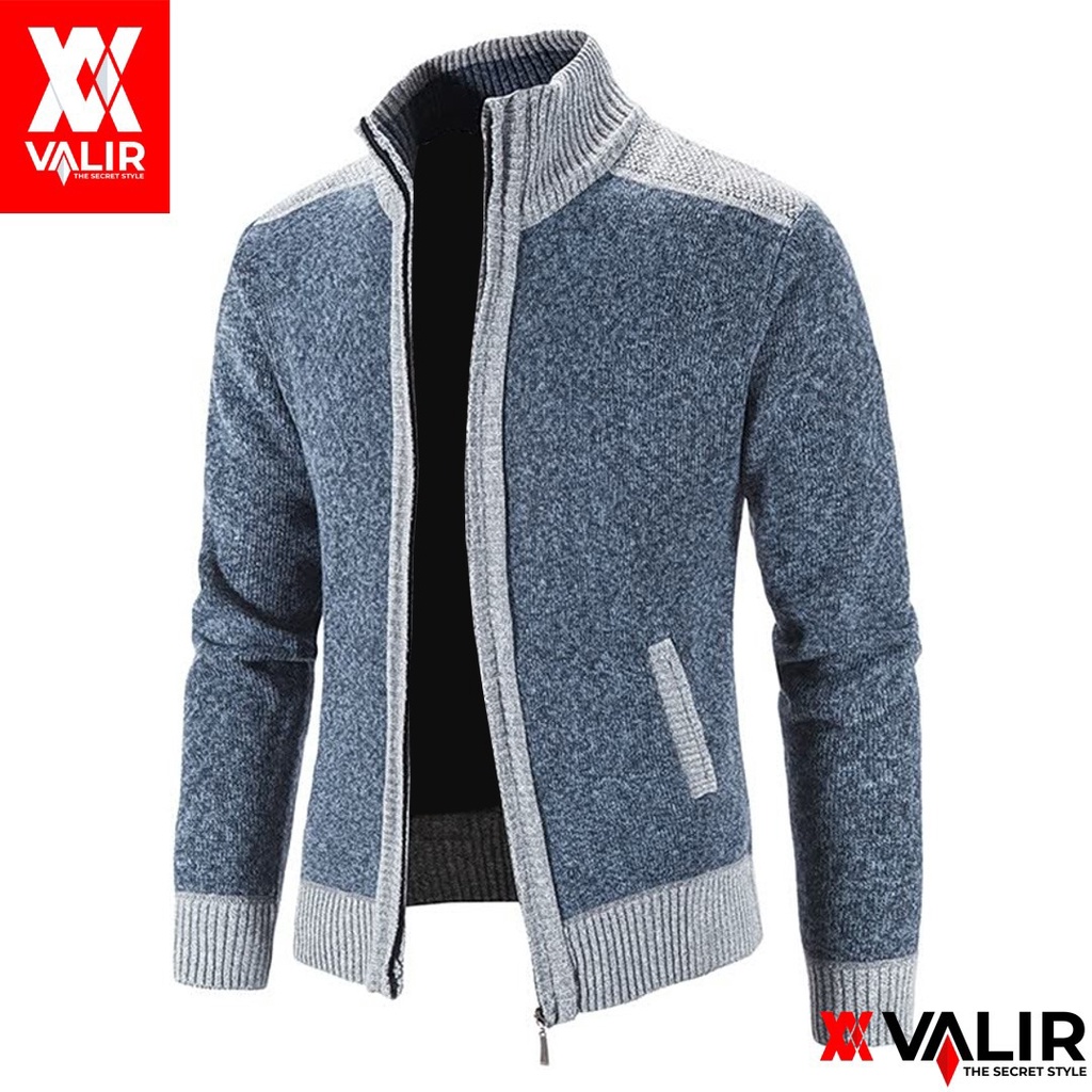 Jual Valir Nelson - Jaket Knit Rajut Pria Keren Terbaru Bahan Rajutan ...