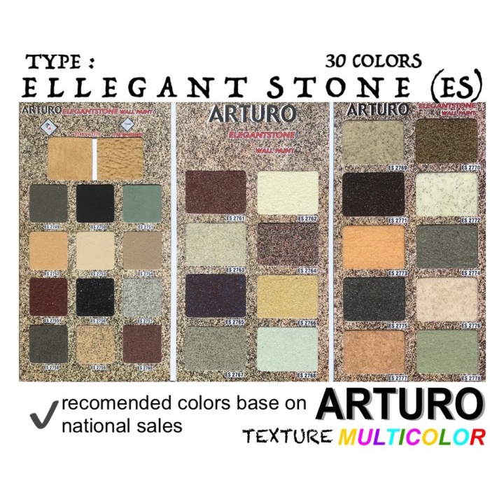 Jual Promo Cat Tekstur Arturo Type Ellegant Stone (Es) Ukuran Galon 4 ...